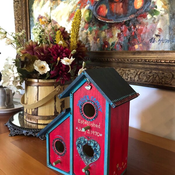 Tree Frog, Mini Painting, Whimsical, Colorful, Pointillism, Dotilism - Etsy