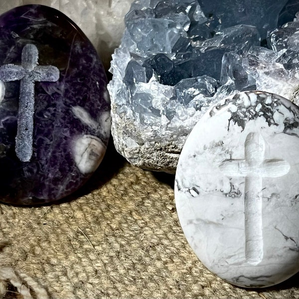 REVELATION Alpha and Omega Stone 1 Stone - Etsy