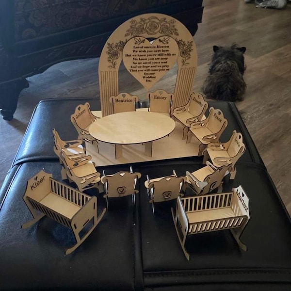 Wedding Memorial Display, Wedding Memorial Table, Remembrance Table ...