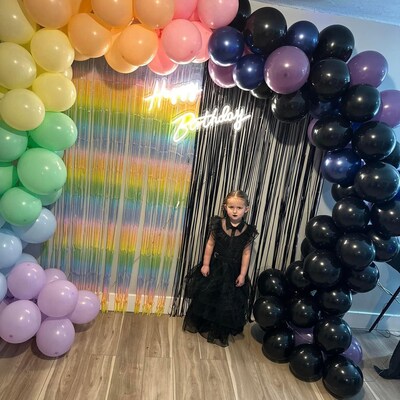 Wednesday Birthday Party Balloon Arch Party Balloon Garland Party ...