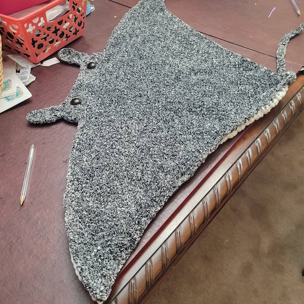 PATTERN: No-sew Maverick the Manta Ray - Huge Amigurumi Manta Ray ...
