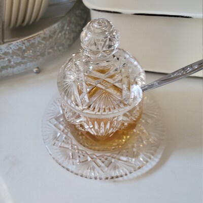 Lead Crystal Water Glass, 24 Percent Lead Crystal, Set of Five, Looks ...