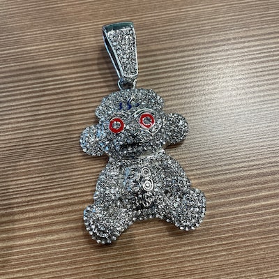 NBA Youngboy Monkey 18k Gold/white Gold CZ Diamond Hiphop Iced Pendant ...