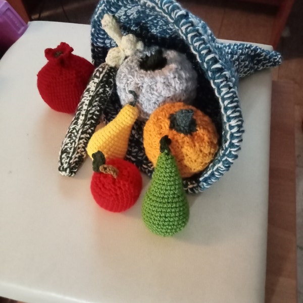 Cornucopia Crochet PATTERN PDF - Horn of Plenty Basket, Thanksgiving ...