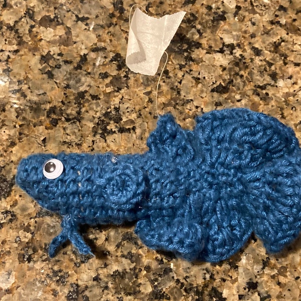Betta Fish Crochet PATTERN, Printable Pdf, Instant Download - Etsy Canada