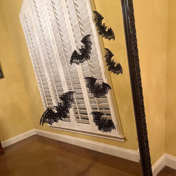 Lace Batty Beauty FSL Adjustable Wings Bats Embellishments Scrapbooks ...