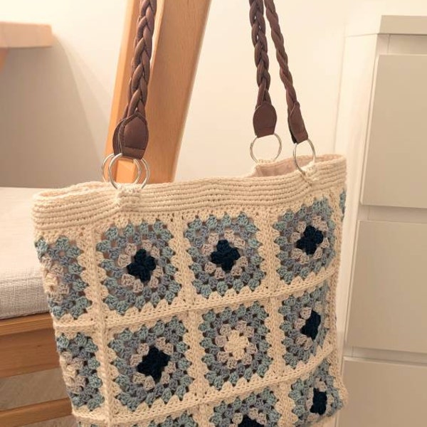 Crochet Bag Pattern: Granny Square - Stevie Tote (PDF) - Etsy