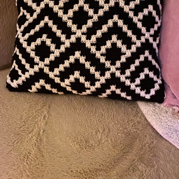 Aztec Sampler Mosaic Crochet Lap Blanket Pattern, PDF File Only ...