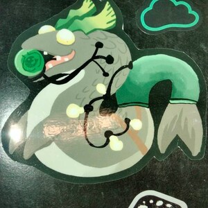 Splatoon 3 Dedf1sh Side Order Vinyl Sticker - Etsy