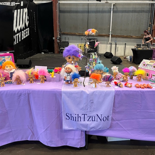 Custom Table Runner With Logo Craft Fair, Vendor Tables, Trade Shows ...