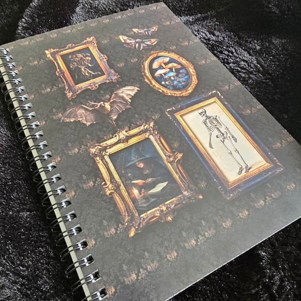 Whimsical Art Deco Night Sky Journal Gift for Her Hard Cover Dream ...