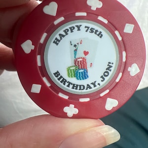 50 Custom Drink Chips, Drink Token, Free Drink, Drink Chips, Poker Chip ...