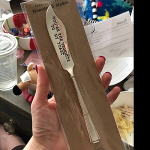 Custom Personalised STAMPED KNIFE Note To Self It's | Etsy