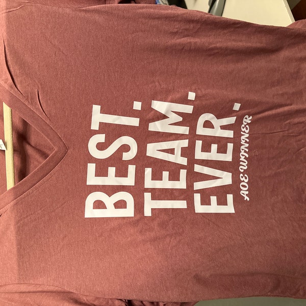 Custom Best Team Ever Shirt, Personalized Teammate Staff Appreciation ...