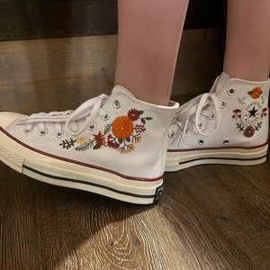 Embroidered Converse/ Converse Custom Constellation Embroidery - Etsy