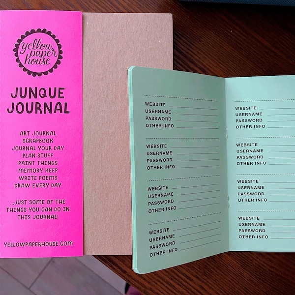 9" X 7" JUNQUE JOURNAL - for Art Journaling, Scrapbooking, Junk Planner ...