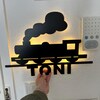 Gaming Zone LED Schild mit Wunschname Zocken Geschenke Zimmer ...