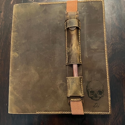 Personalized Vintage Leather Document Holder Case Folder ,A4 / Letter ...