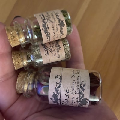 Witchy Spice Jar Labels Digital Download Printable Apothecary Spice ...