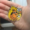 This is Fine Sticker, Funny Dog on Fire Sticker, Waterproof, Mental ...