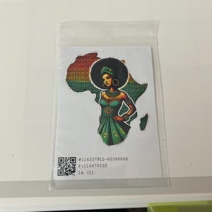 Kenyan Sticker, Afro Kenyan Woman, Kenya Flag Bubble-free Stickers - Etsy