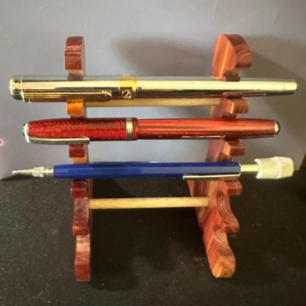 5 Pen, Multi-pen Holder in Maple - Etsy