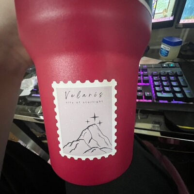 Velaris Stamp Sticker VINYL STICKER City of Starlight ACOTAR Sarah J ...