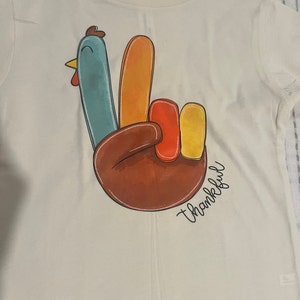 2 Files, Peace Sign Turkey PNG File, Thanksgiving Sublimation File - Etsy