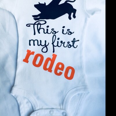 This is My First Rodeo SVG, Dxf, Eps, Png Files for Cutting Machines ...