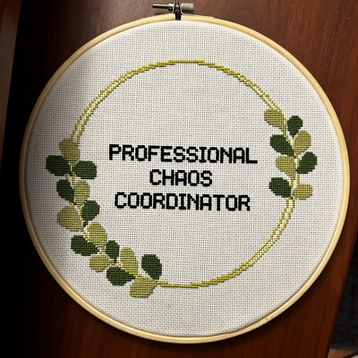 Set Bundle of 5 Five Funny Office Cross Stitch Patterns Coworker ...