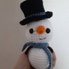 PATTERN: Snowbert the Snowman Crochet Snowman Pattern Amigurumi Snowman ...