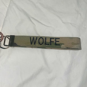 Military Keychain, Personalized Military Gift, ROTC, JROTC, Monogram ...