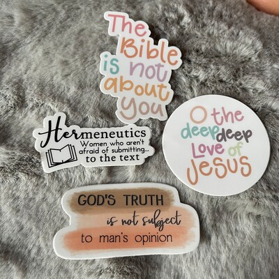 Theology Books Sticker Stack of Books Sticker Christian - Etsy