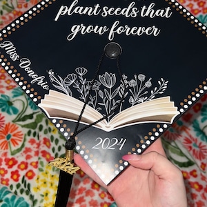 MSW Social Work Social Worker Printed Premade Graduation Cap Printed ...