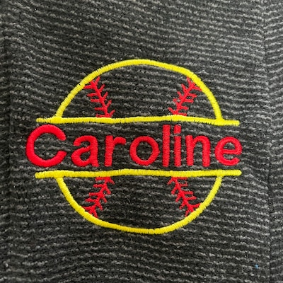 Softball Machine Embroidery Designs, Softball Embroidery Design, Girl ...