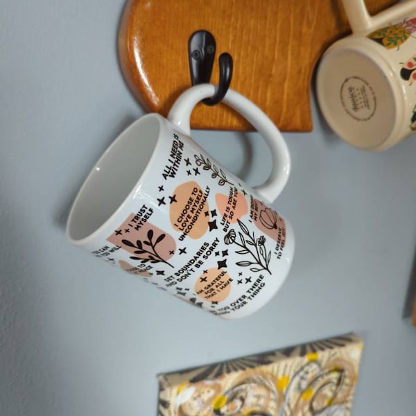 Daily Affirmations Coffee Mug for Office Positive Affirmation for Best ...