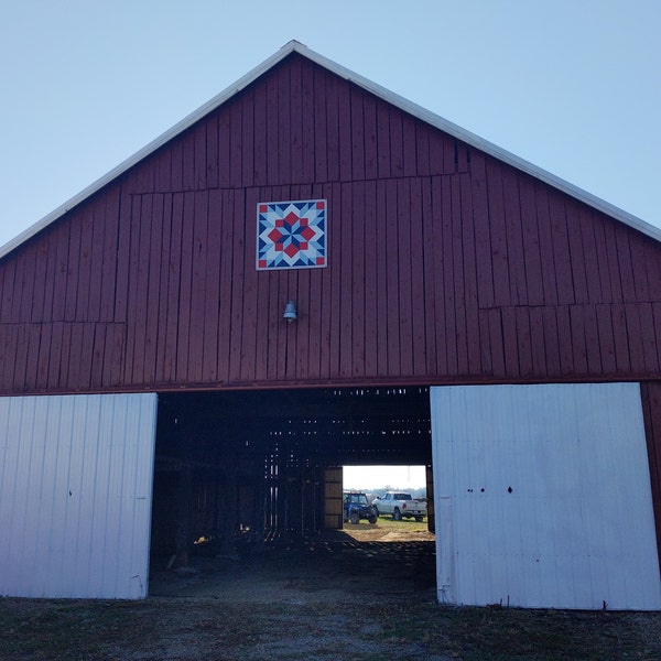 Barn Quilt,under THE SEAS Hand-painted Barn Quilt, Hand-crafted Barn ...