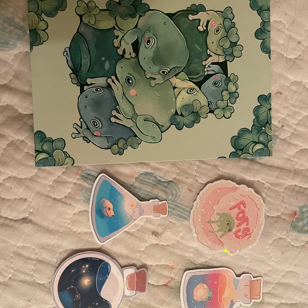 Frog Potions | Frog Sticker | Sticker Pack | Laptop Sticker | Vinyl ...