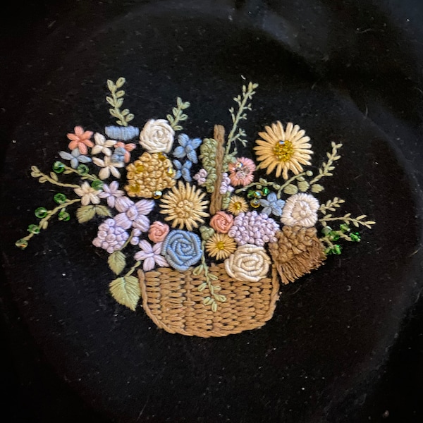 Vintage Flower Embroidery Pattern, Hand Embroidery Design, Floral ...