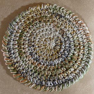 Crochet Round Trivet Pattern: 3 Sizes, Hot Pad & Planter Coaster (PDF ...