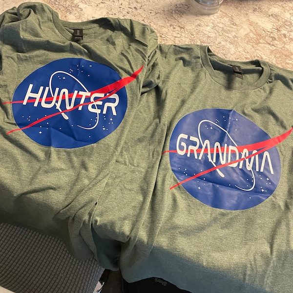 Custom NASA Name Shirt, Nasa Mom Shirt, Personalized Nasa Shirt, Space ...
