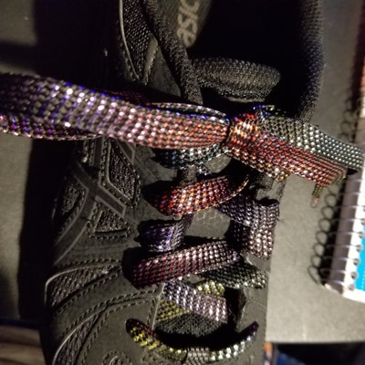 Laces Mr Lacy Printies Flat Printed Shoelaces Hot Pink / Light Pink ...