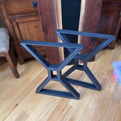 Metal X Legs DIY Steel Legs for Dining Table or Desk - Etsy