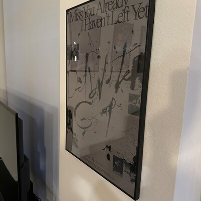 Black Custom Made Frame, Metal Picture or Photo Frame 8x12, 12x16 ...