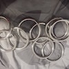 Steel Metal O-rings Welded Metal Loops – Round Formed Rings – Silver ...