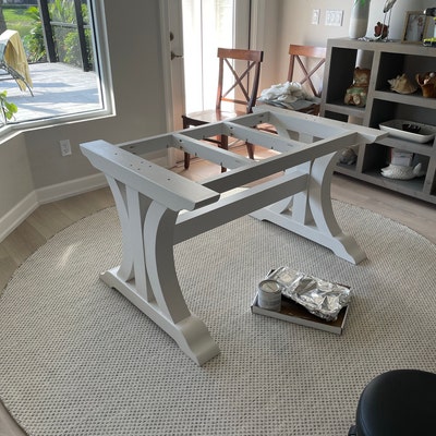 Seamless Trestle Table Frame Free Shipping Set of Two - Etsy