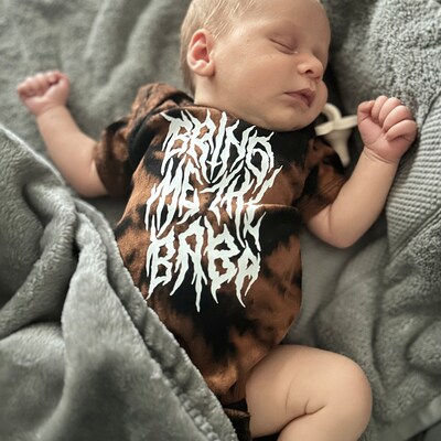 Baby Omens Baby Bodysuit Metalcore Parody Trendy & Alternative Style ...