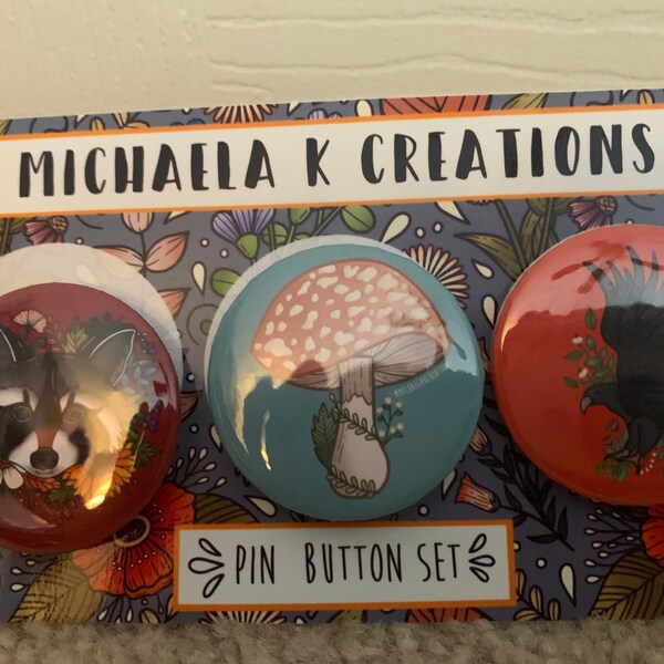 CHOOSE - Button Pack (3, 6, 10 Buttons) | Cute Pin Pack | Button Pins ...