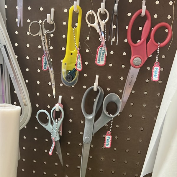 Scissors Charms Embroidery Design -labels, Tags, for Scissors - Etsy