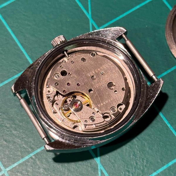 Vintage HAFIS Gents Watch, SWISS Made 21 Jewel, Unusual Faceted Case ...